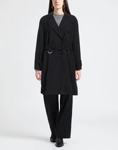 Emporio Armani Overcoat - Black