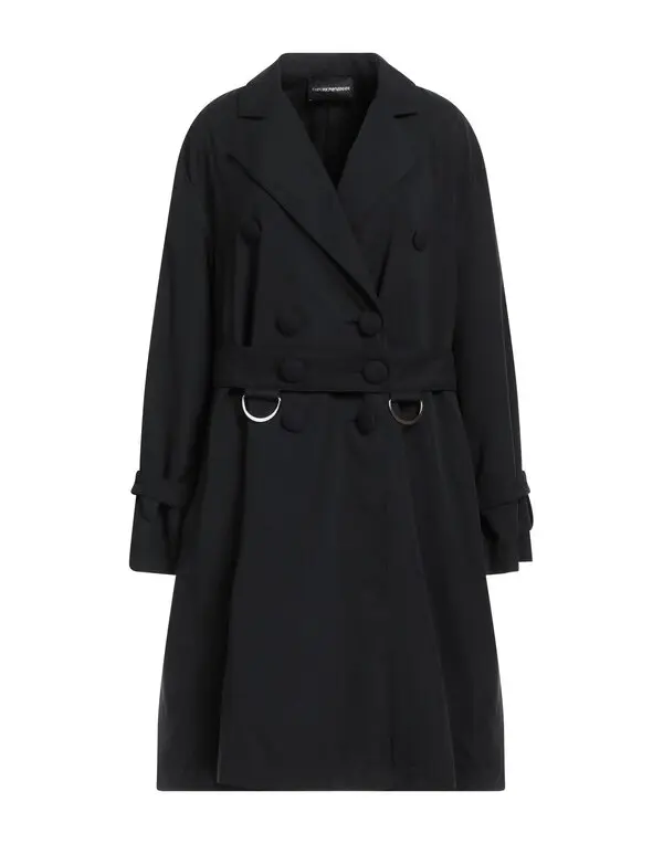 Emporio Armani Overcoat - Black