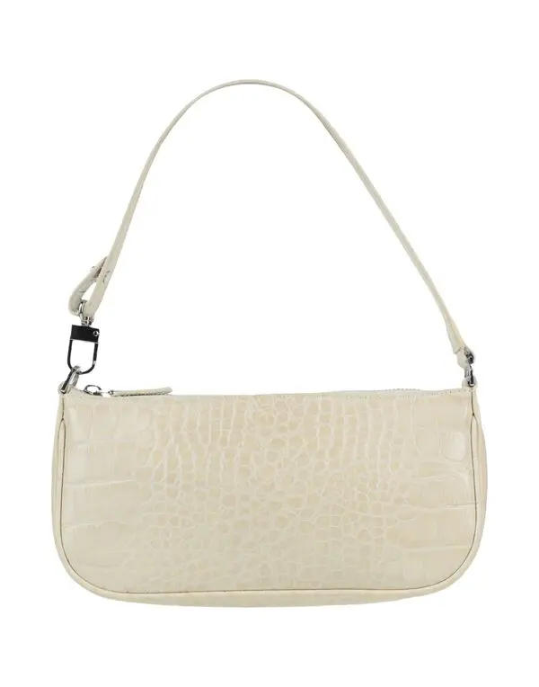 By Far Cow Leather Baguette Bag - White