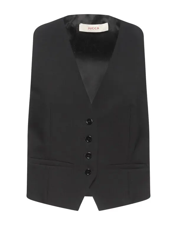 JUCCA Tailored Vest - Black
