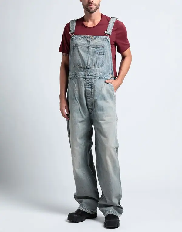 Amiri Cotton Denim Overalls
