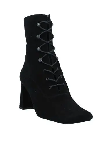 By Far Leather Lace-up Ankle Boots