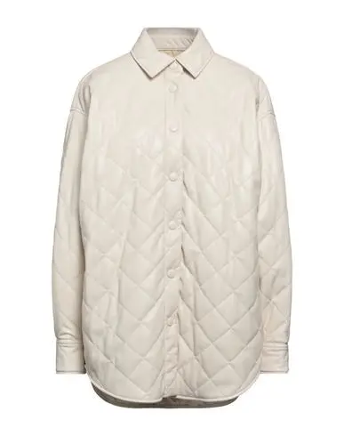 MSGM Quilted Overshirt - White