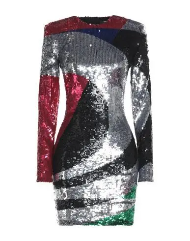 Balmain Mini Sequined Dress - Silver