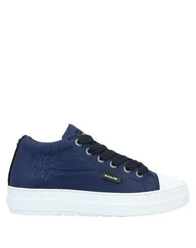RUCOLINE Midnight Textile And Leather Low-top Sneakers