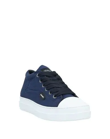 RUCOLINE Midnight Textile And Leather Low-top Sneakers