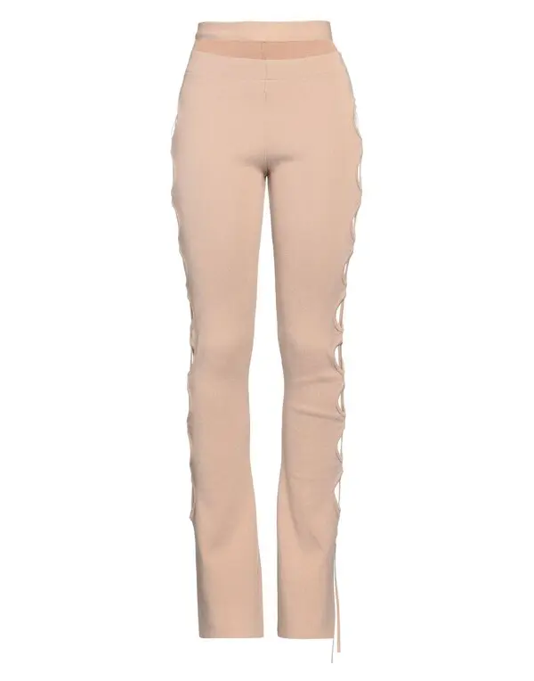 ANDREĀDAMO Knit Flared Pants - Sand