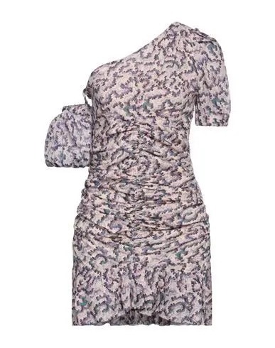 MARANT ETOILE Mini Dress Floral Print Cotton - White