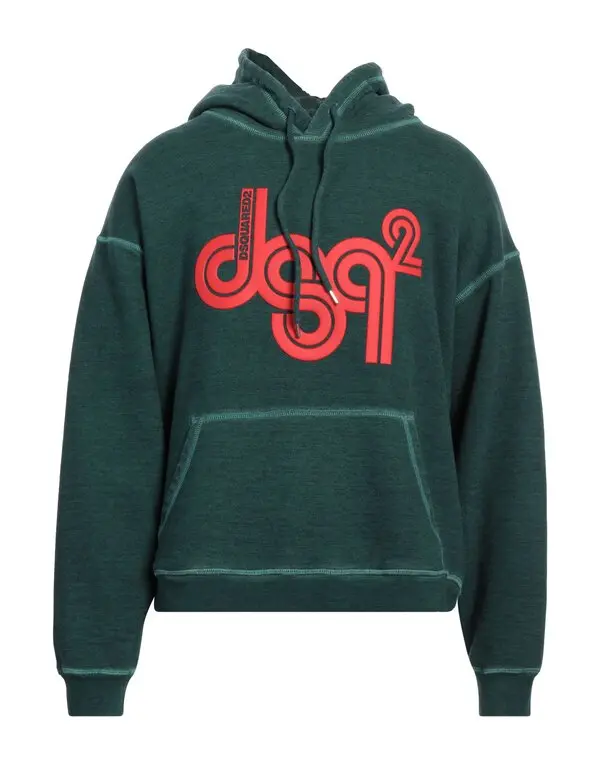 Dsquared2 Cotton-blend Sweatshirt With Logo - Green