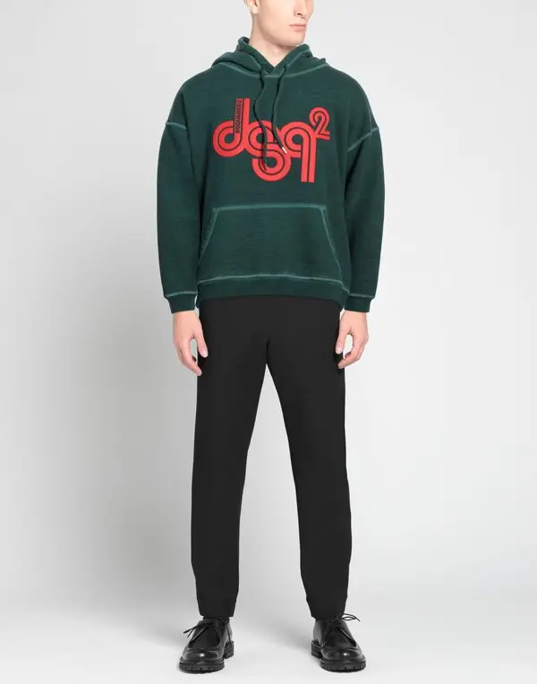 Dsquared2 Cotton-blend Sweatshirt With Logo - Green
