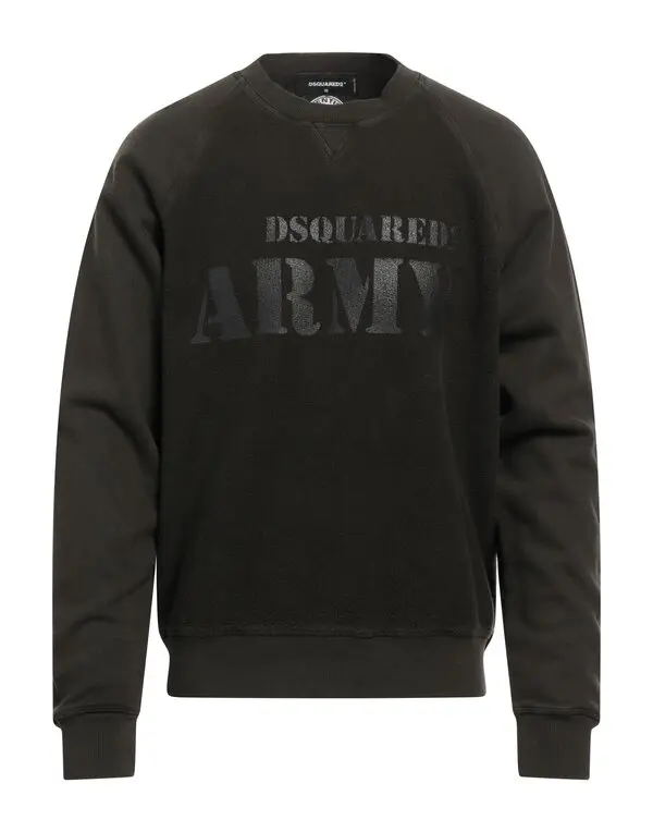 Dsquared2 Cotton Sweatshirt With Appliqués