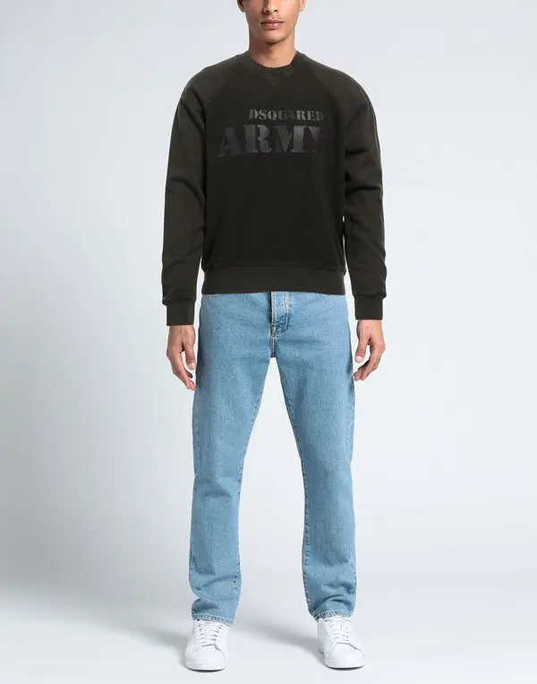 Dsquared2 Cotton Sweatshirt With Appliqués
