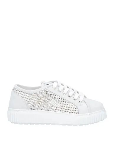 BALDININI Light Leather Low-top Sneakers - Grey