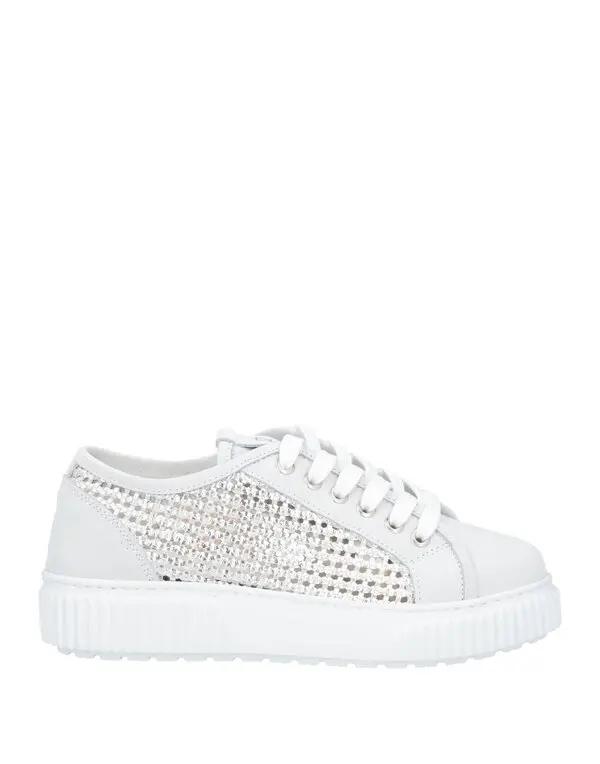BALDININI Light Leather Low-top Sneakers - Grey