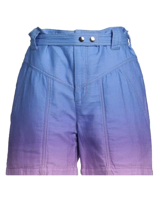 Isabel Marant Étoile Cotton And Linen Shorts - Blue