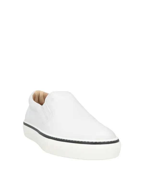 TOD'S Leather Slip-on Sneakers - White