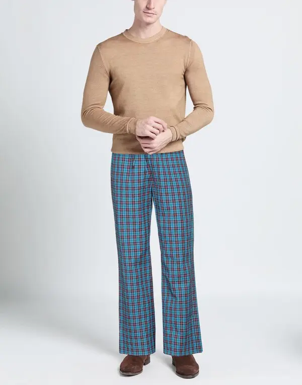 Massimo Alba Checked Wide Leg Pants