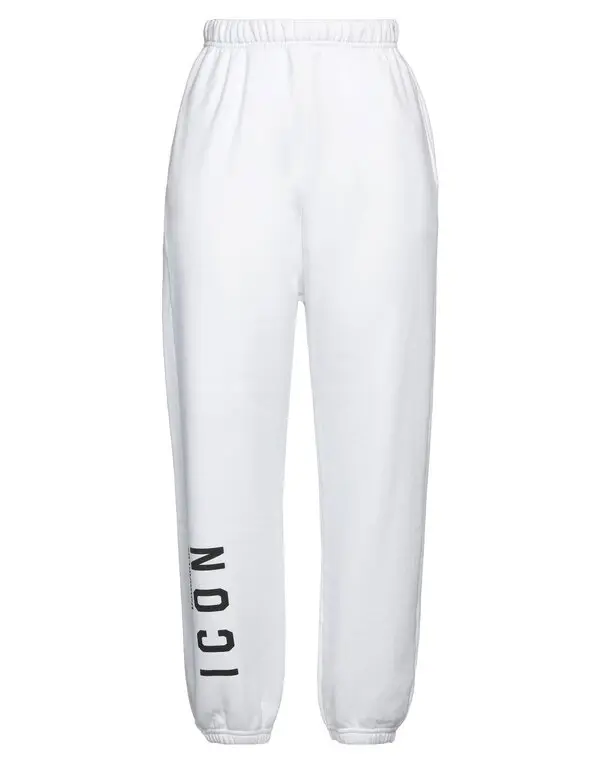 Dsquared2 Icon Cotton Track Pants - White