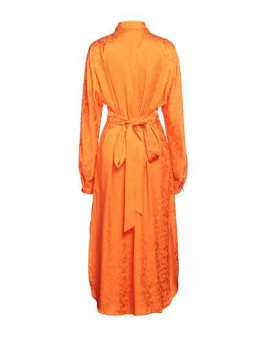 MSGM Maxi Dress Acetate And Silk - Orange