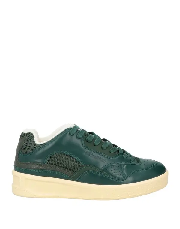 JIL SANDER Leather Sneakers - Green
