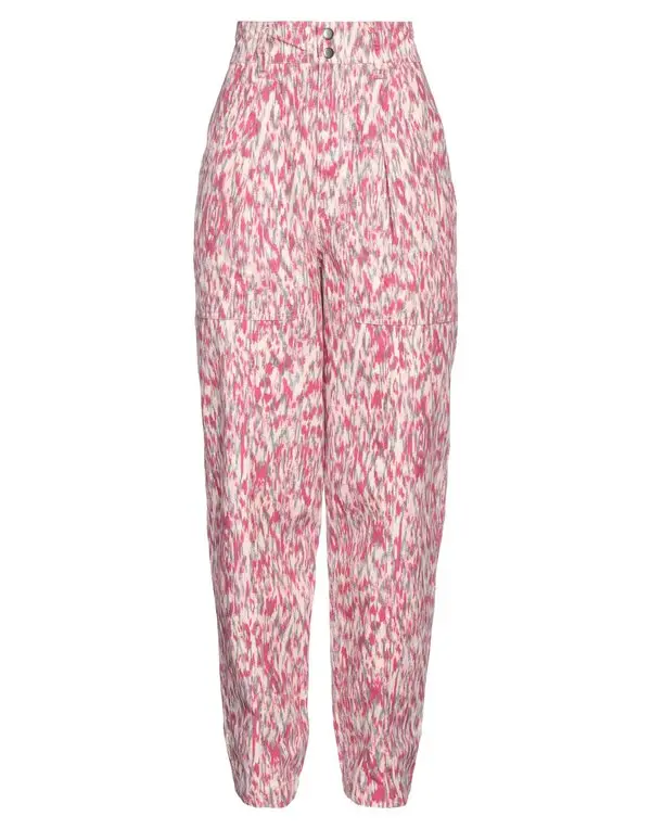 MARANT ETOILE Tapered Cotton Pants - Pink