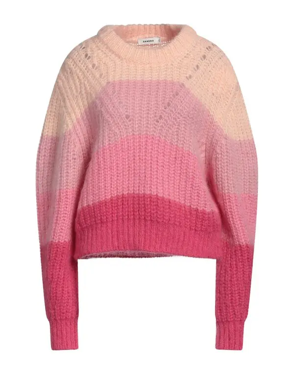 Sandro Knitted Striped Sweater
