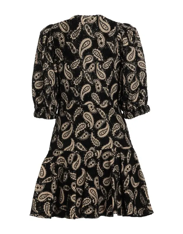 Sandro Mini Dress Cotton Paisley-print