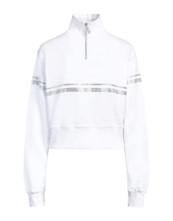 Gcds Cotton French Terry Sweatshirt - White