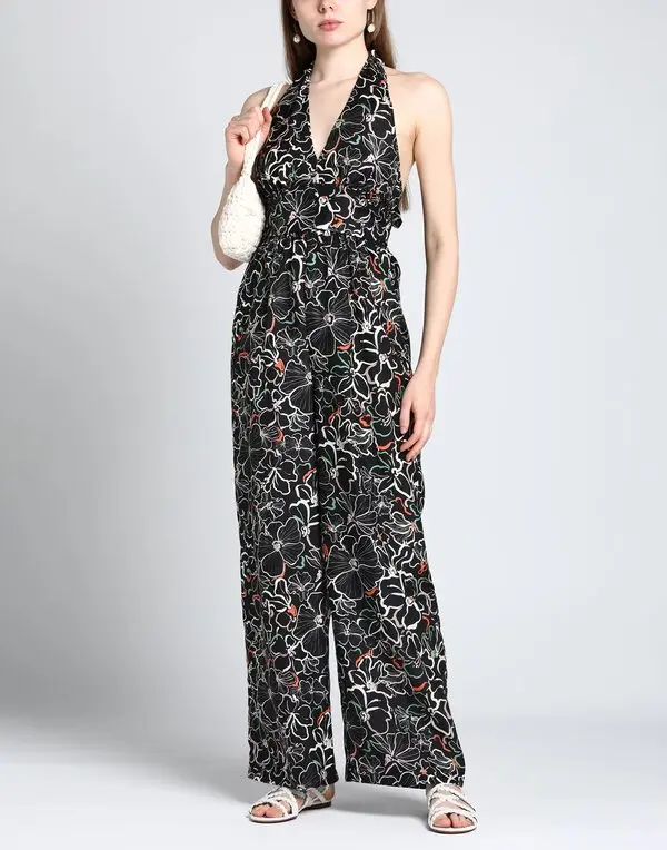 ATTIC AND BARN Floral Print Jumpsuit