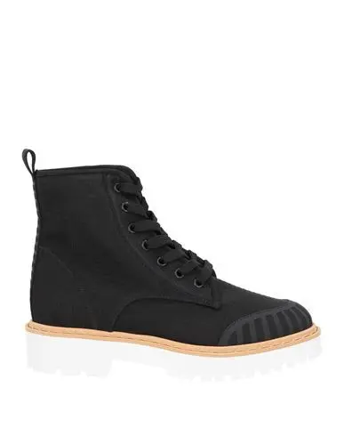 Hogan Textile Ankle Boots - Black