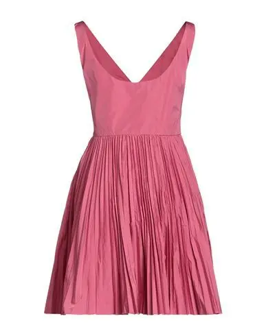 Red Valentino Mini Pleated Taffeta Dress