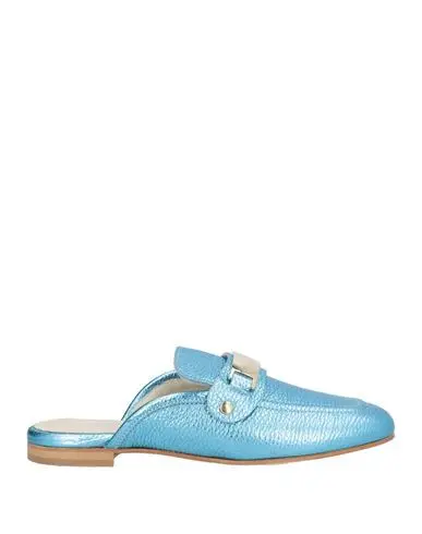BALDININI Leather Mules - Blue