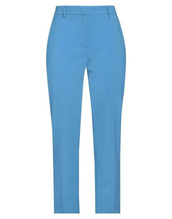 GRIFONI Pants Azure Size Polyester, Virgin Wool, Elastane