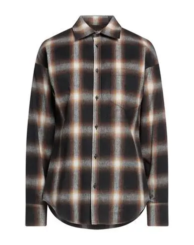 Dsquared2 Checked Flannel Shirt - Dark Brown