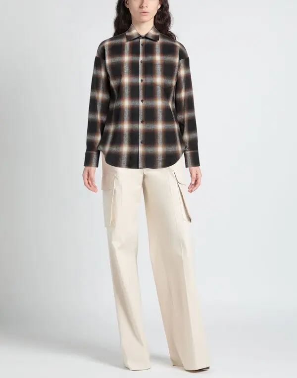 Dsquared2 Checked Flannel Shirt - Dark Brown