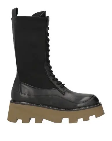 ELVIO ZANON Ankle Boots In Soft Leather And Textile Fibers