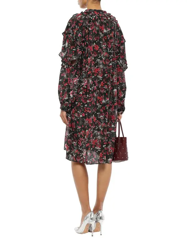 IRO PARIS Silk Midi Shirt Dress