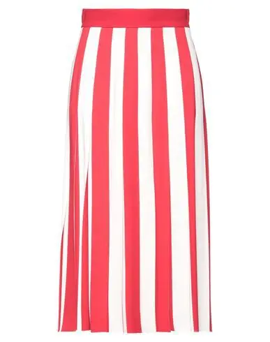 Dolce & Gabbana Midi Pleated Skirt - Red