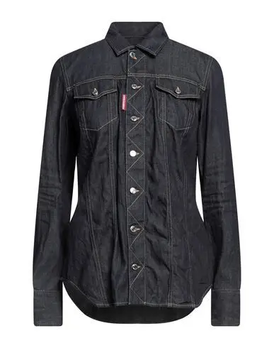 Dsquared2 Denim Shirt In Cotton And Hemp