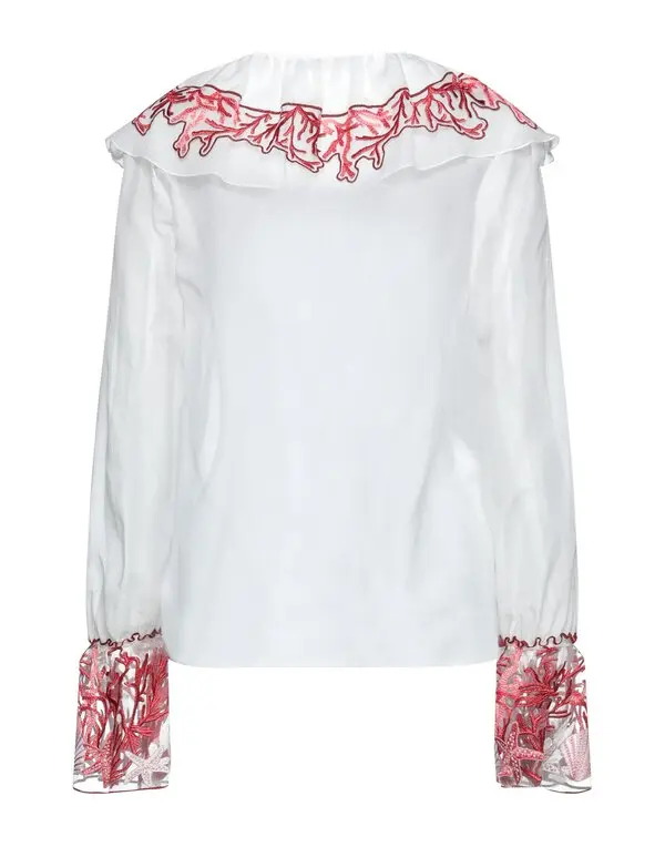 Blumarine Lace Woven Top