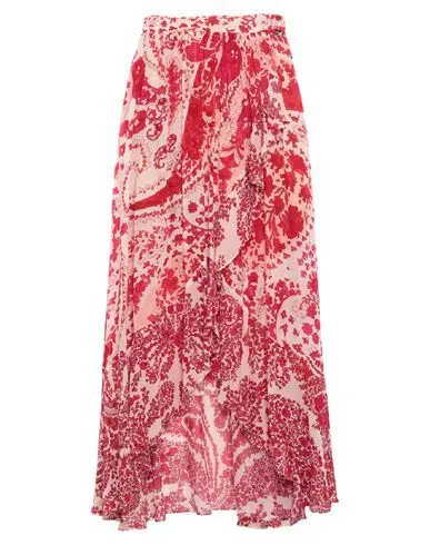 TWINSET Midi Skirt Size Viscose - Red