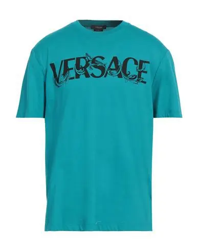 Versace T-shirt Size Cotton - Blue