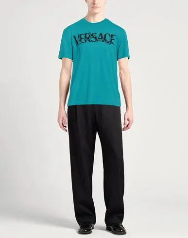 Versace T-shirt Size Cotton - Blue