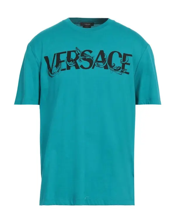 Versace T-shirt Size Cotton - Blue