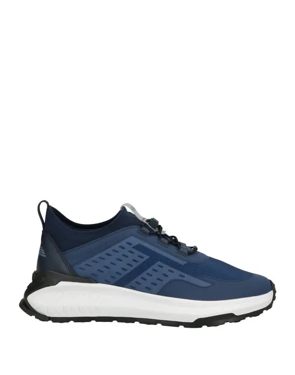TOD'S NO CODE Leather And Textile Sneakers - Navy