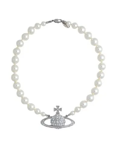VIVIENNE WESTWOOD Ivory Brass Necklace - White