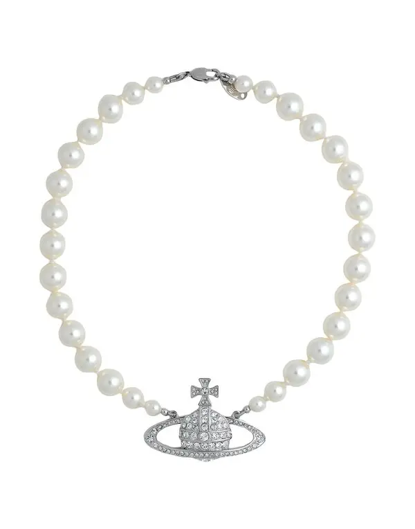 VIVIENNE WESTWOOD Ivory Brass Necklace