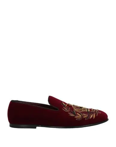 Dolce & Gabbana Velvet Loafers In Red - 76% Off | Editorialist display picture 2