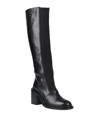 JIL SANDER Leather Boots - Black