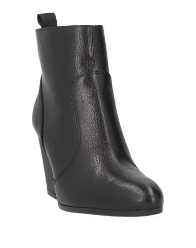Hogan Leather Ankle Boots - Black
